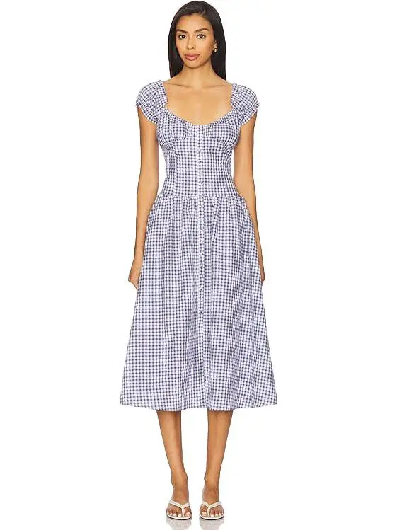 Amanda Uprichard Linella Dress - Blue