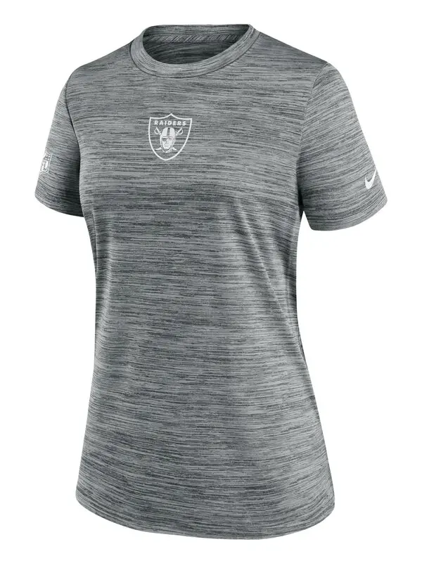 Nike Las Vegas Raiders Sideline Team Issue Velocity Dri-fit Nfl T-shirt - Grey