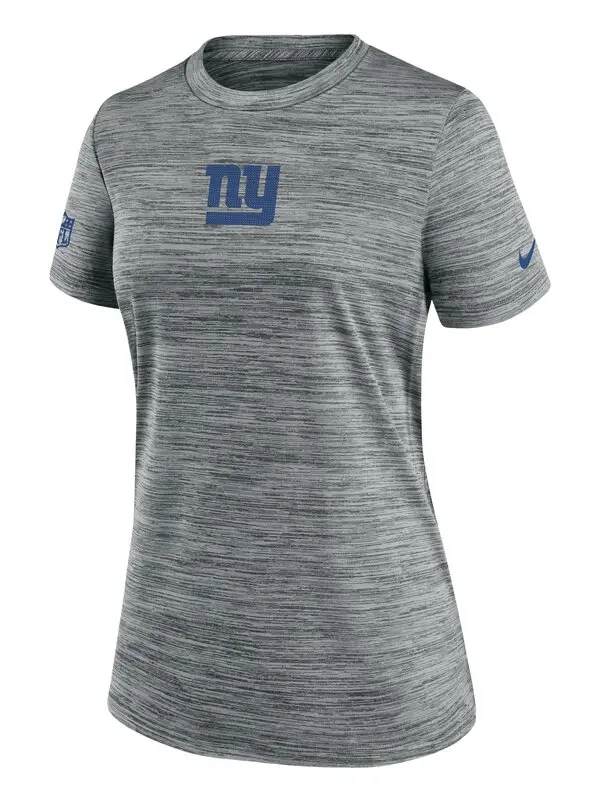 Nike New York Giants Sideline Team Issue Velocity Dri-fit Nfl T-shirt - Grey