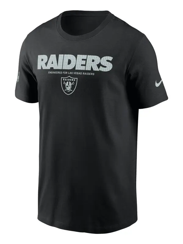 Nike Las Vegas Raiders Sideline Team Issue Dri-fit Nfl T-shirt - Black