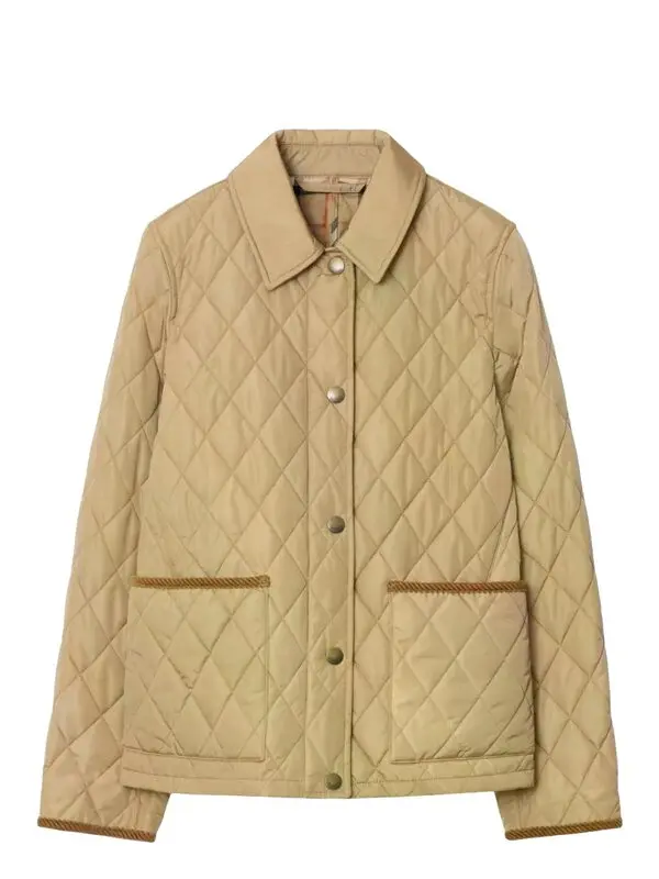 Burberry Quilted Jacket - Brown