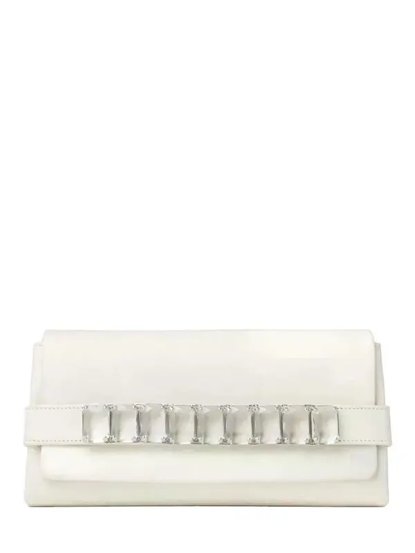 JIMMY CHOO Kya Clutch Bag - White
