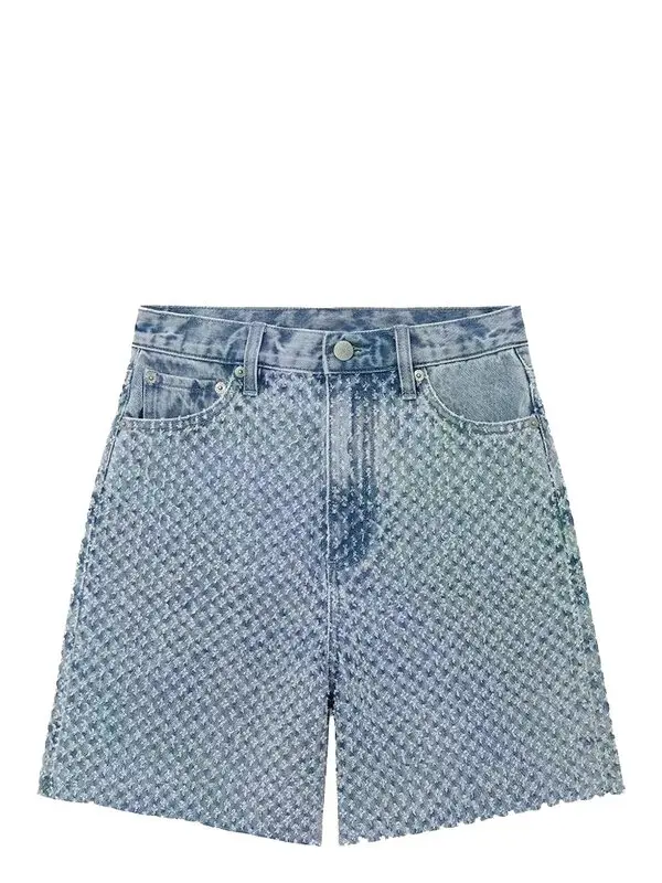 HEY JOANIE Denim Venice Shorts - Blue