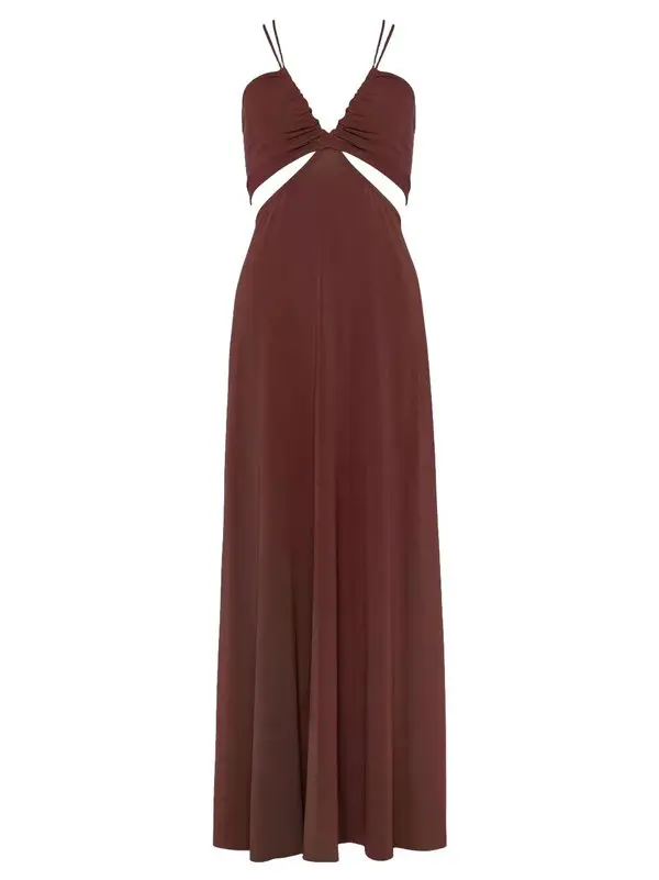 ERES Saba Long Dress - Brown