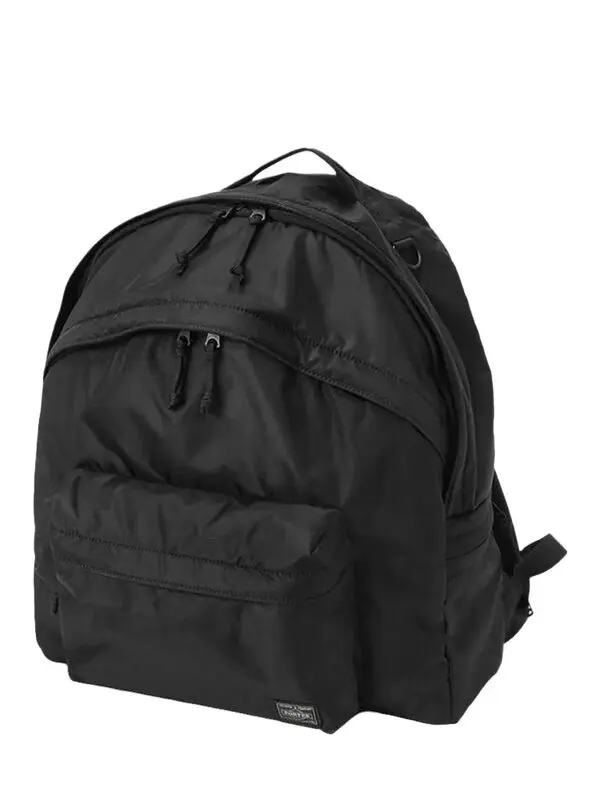 PORTER-YOSHIDA & CO Logo-patch Backpack - Black