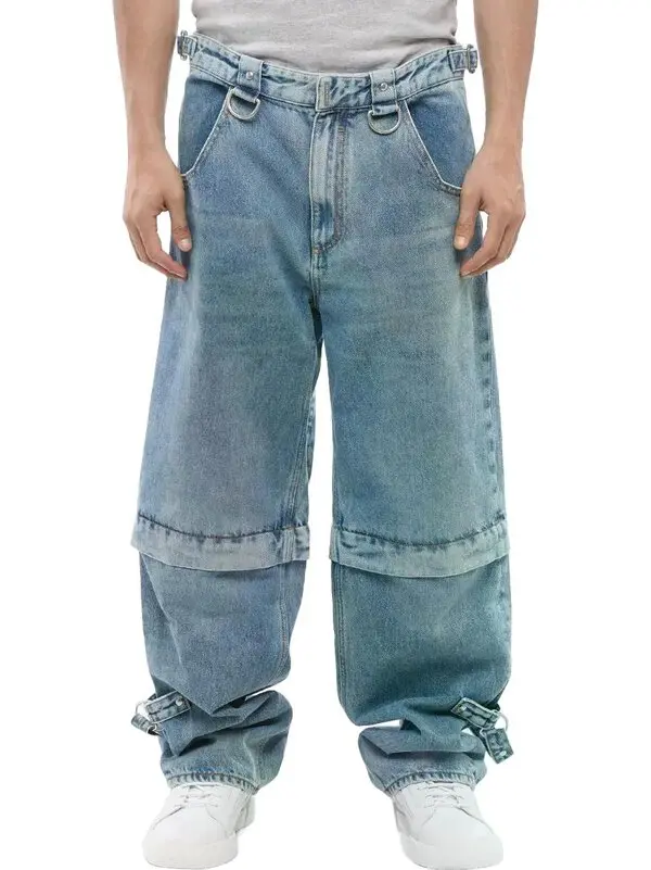 Givenchy Detachable-suspenders Jeans - Blue
