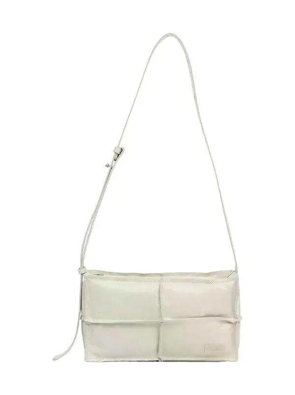 MAISON MARGIELA Logo-plaque Shoulder Bag - White