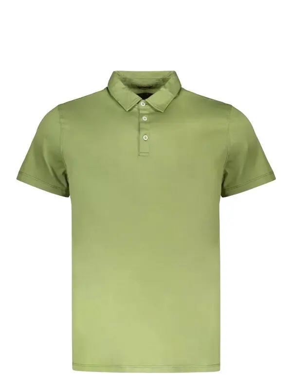 MOORER Pachino Cotton Polo Shirt - Green