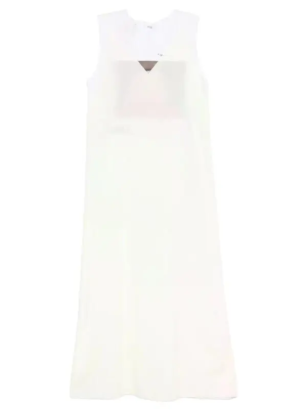 Plan C Layered Dress - White
