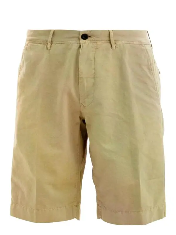 Incotex Cotton Knee-length Shorts - Neutrals