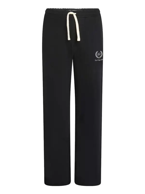 Karl Lagerfeld Logo-embroidered Track Pants - Black