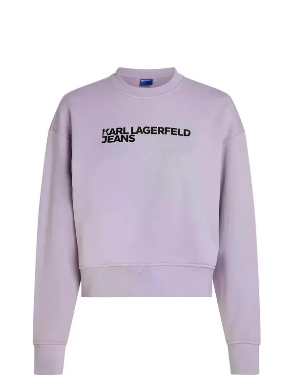 Karl Lagerfeld Logo-print Sweatshirt - Purple