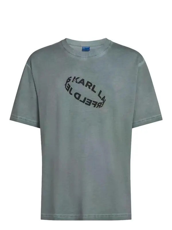 Karl Lagerfeld Relaxed Washed T-shirt - Grey