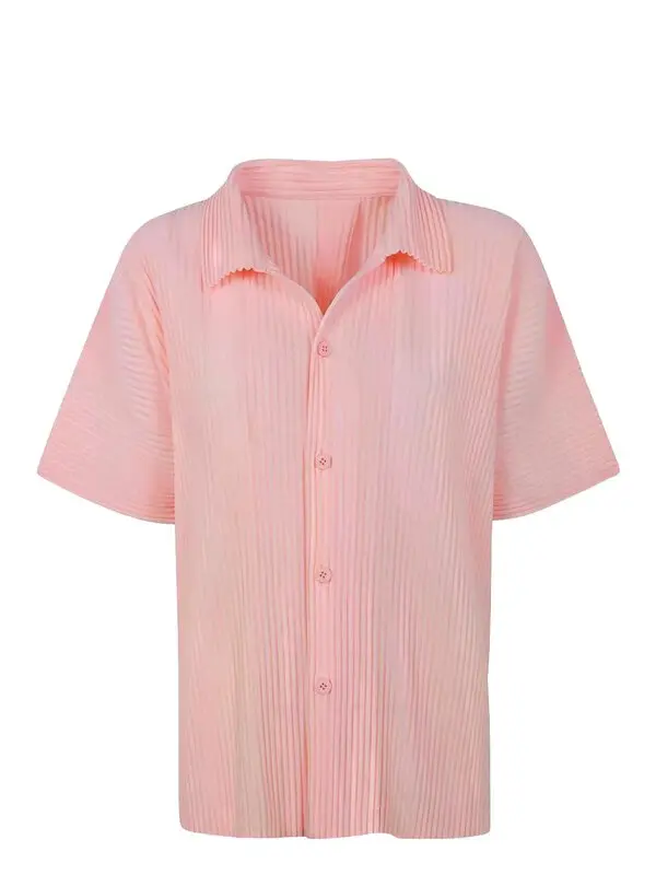 Issey Miyake Pleated Shirt - Pink