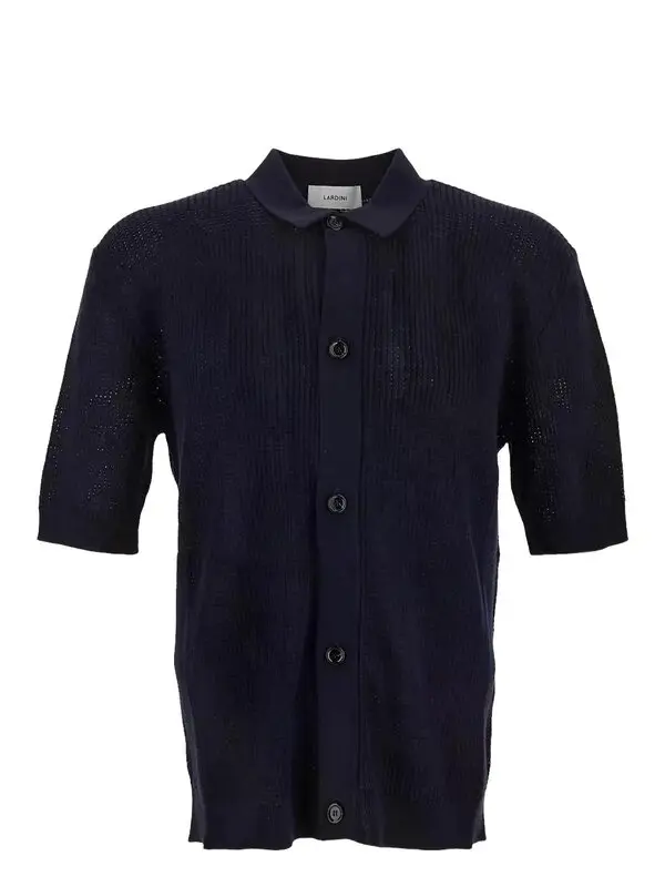 LARDINI Cotton Shirt - Blue