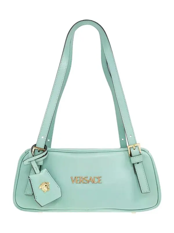 Versace Tag Shoulder Bag - Green