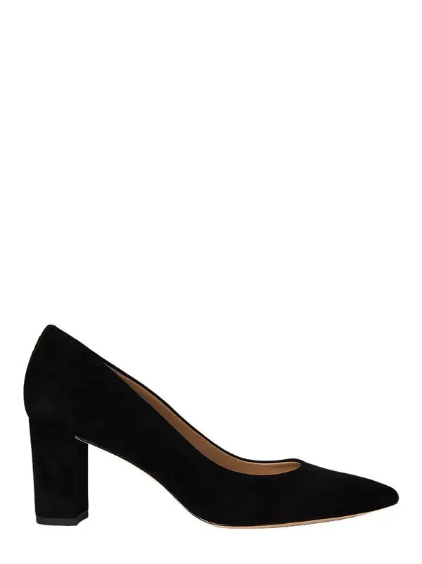 Ralph Lauren Lanette Suede Pumps - Black