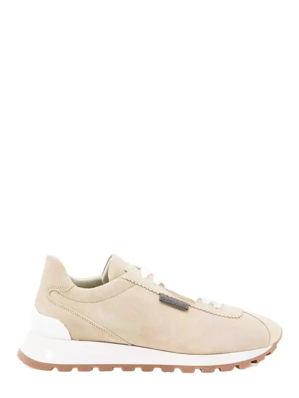 Brunello Cucinelli Suede Sneakers - Neutrals