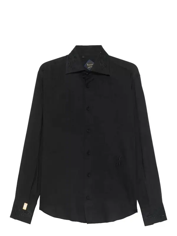 BILLIONAIRE Button-up Shirt - Black