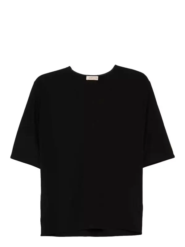 BLANCA VITA Jersey T-shirt - Black