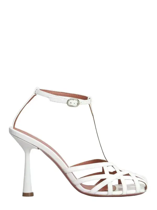 CASTAGNA 100mm Lidia Sandals - White