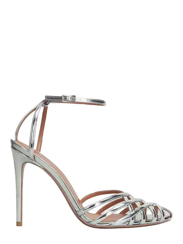 CASTAGNA 110mm Miami Sandals - Silver