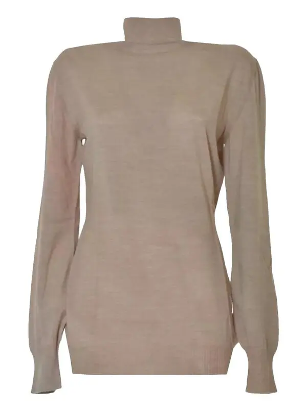 Boutique Moschino Roll-neck Top - Neutrals