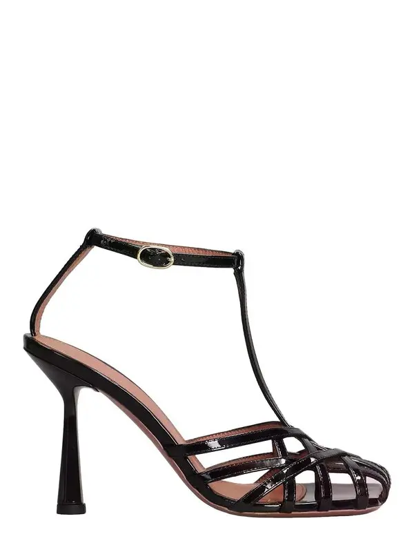 CASTAGNA 100mm Lidia Sandals - Black