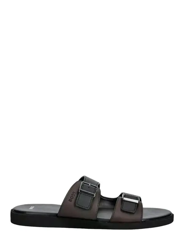 BOSS Buckled Sandals - Brown
