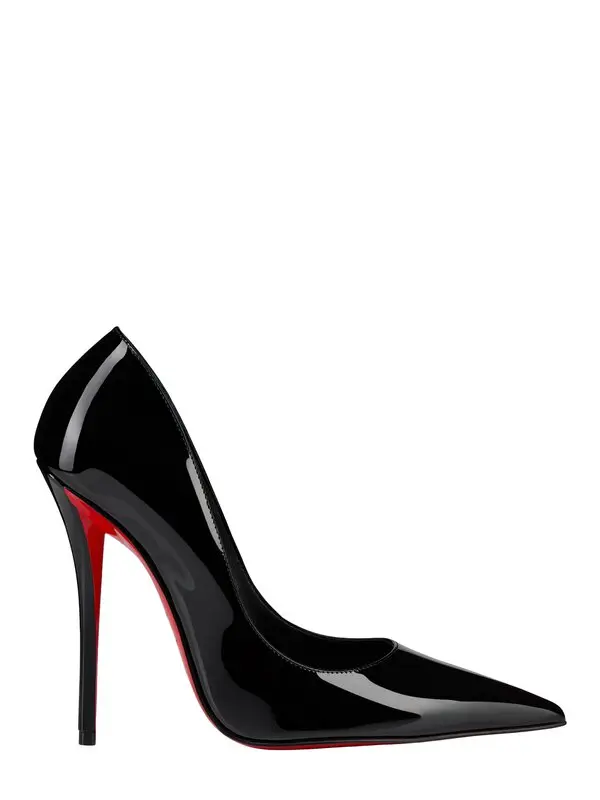 CHRISTIAN LOUBOUTIN Miss Z Patent Leather Pumps 120 - Black