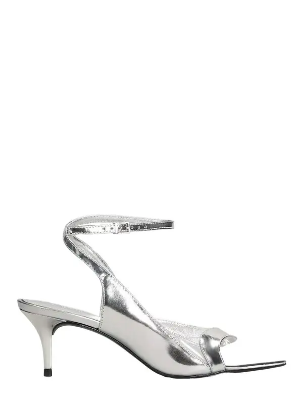 Schutz 65mm Ruber Sandals - Silver