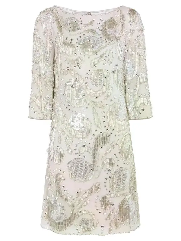 Jenny Packham Kitty Mini Dress - Neutrals