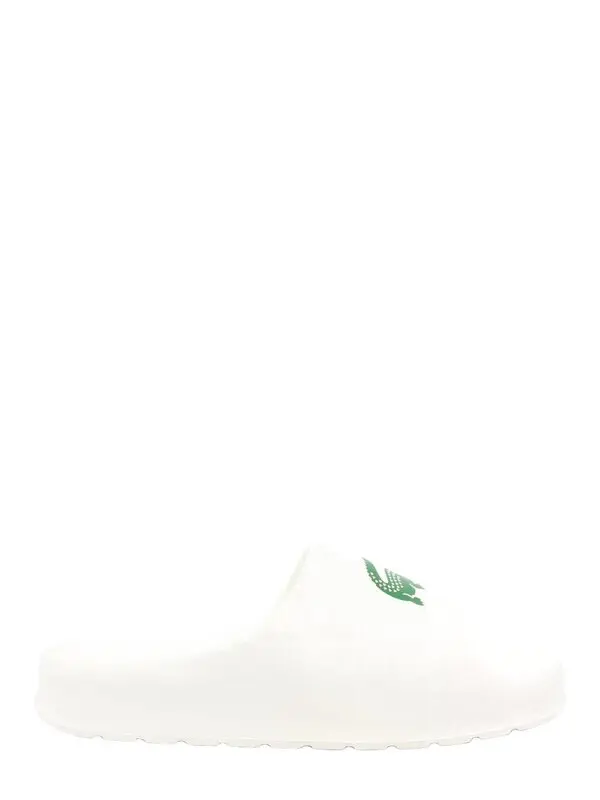 Lacoste Logo-print Slides - White