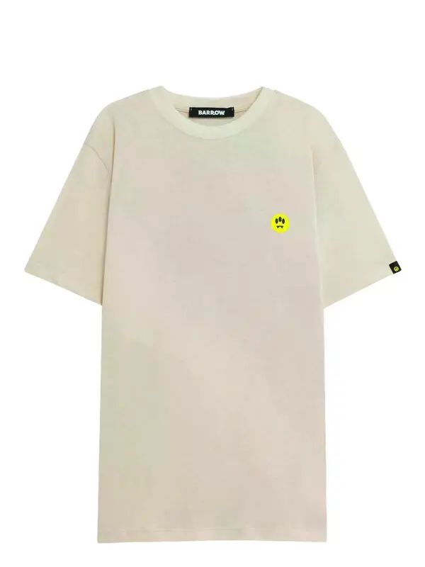 BARROW Logo-print T-shirt - Neutrals