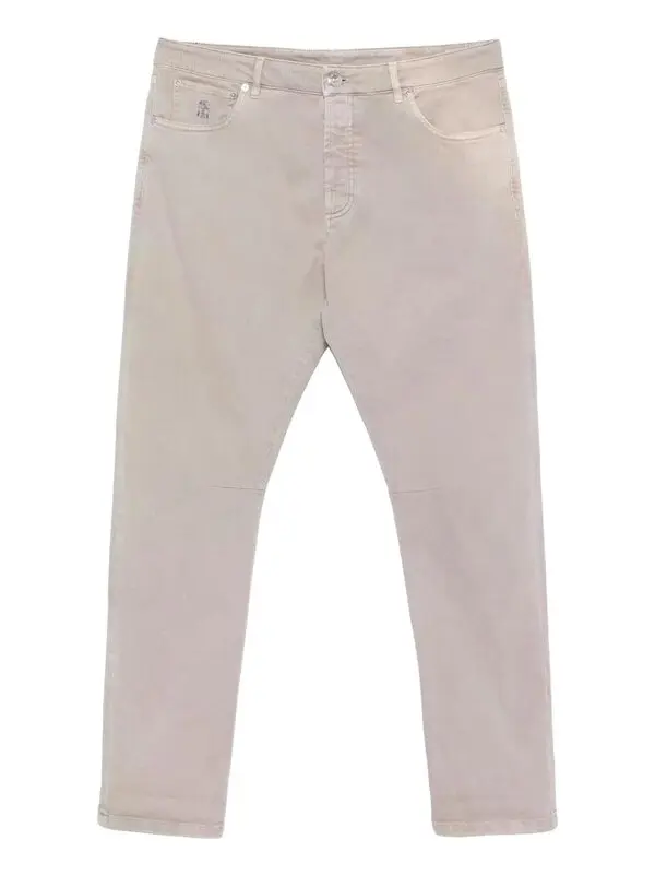 Brunello Cucinelli Straight-leg Jeans - Grey