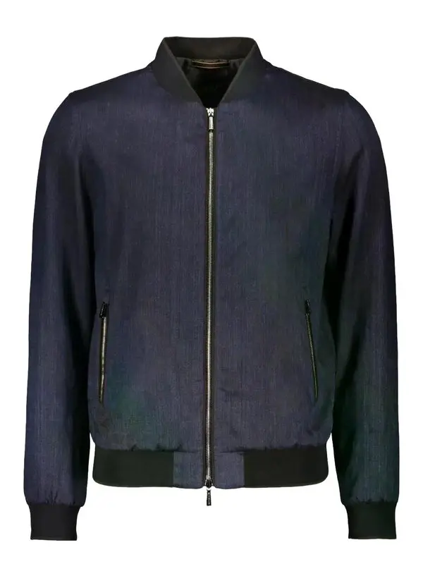 MOORER Soranosa Bomber Jacket - Blue