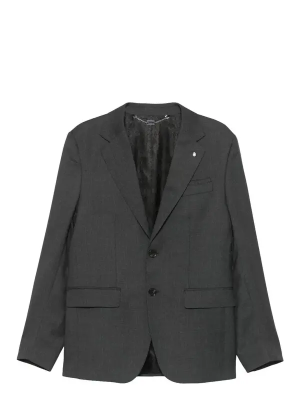BILLIONAIRE Wool Blazer - Black