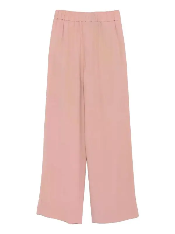 Incotex Pleated Wide Leg Trousers - Pink