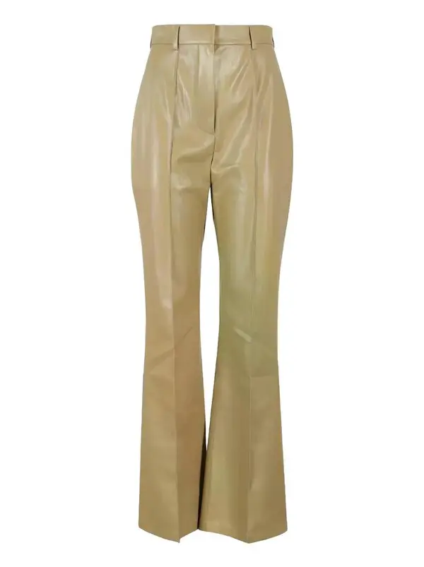 Nanushka Wide-leg Flared Trousers - Neutrals