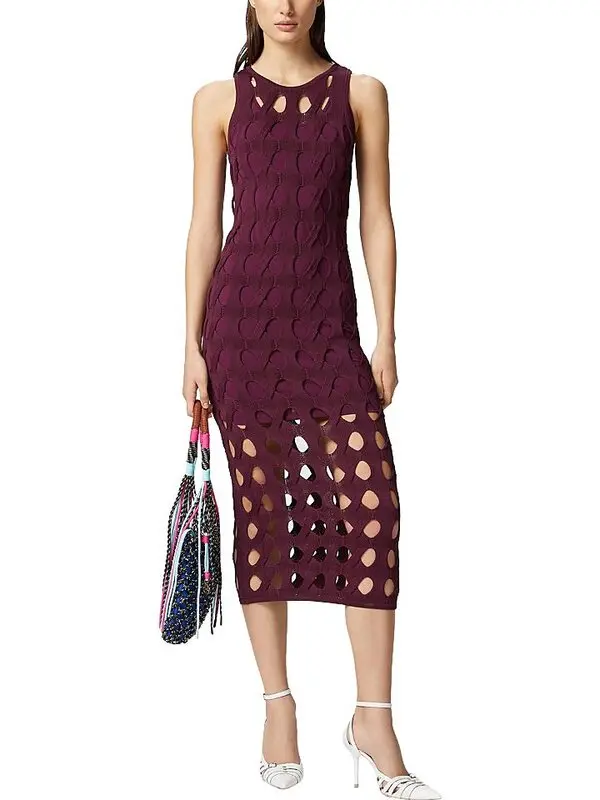 Pinko Allan Dress - Intense Burgundy