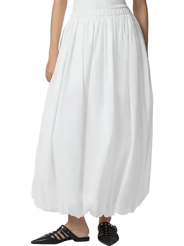 Pinko Popeline Skirt - Bright White