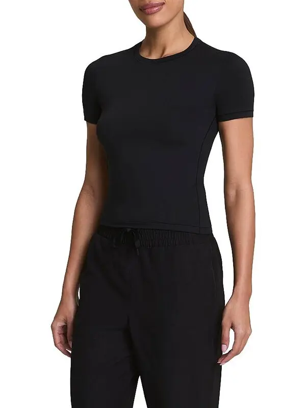 Spanx Bare Naked Bicep Tee - Very Black