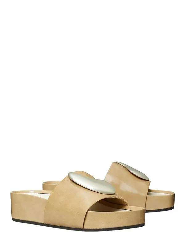 Tory Burch Patos Platform Sandals - Chateau Gray