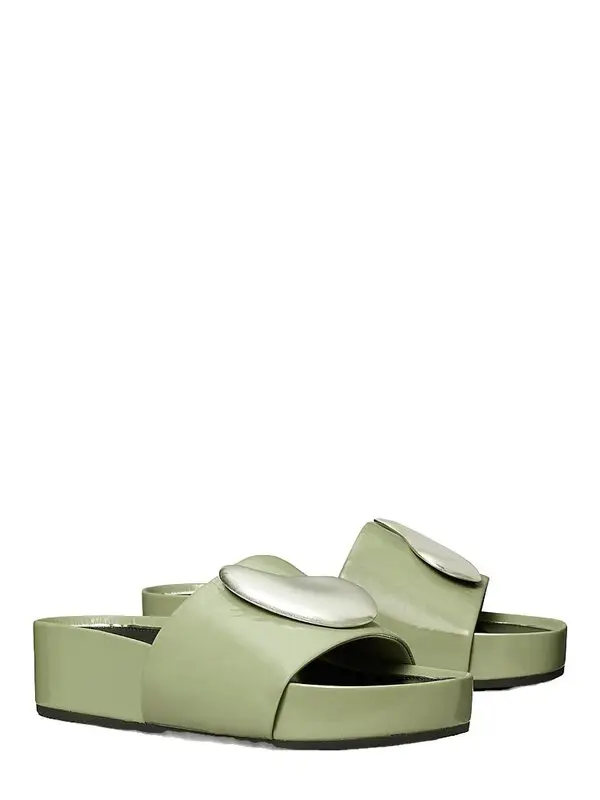 Tory Burch Patos Platform Sandals - Light Jade