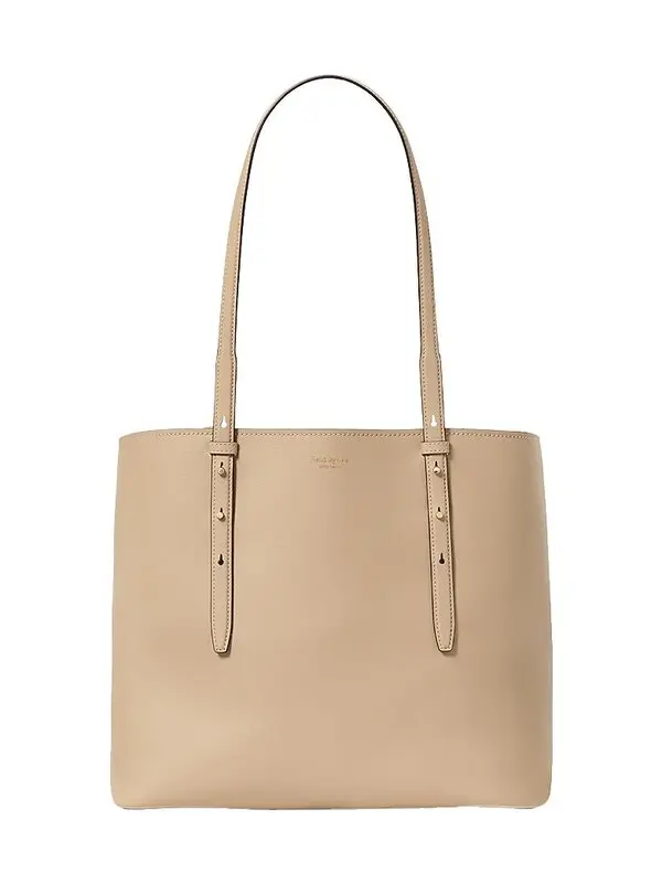 Kate Spade New York Large Leather Tote - Timeless Taupe