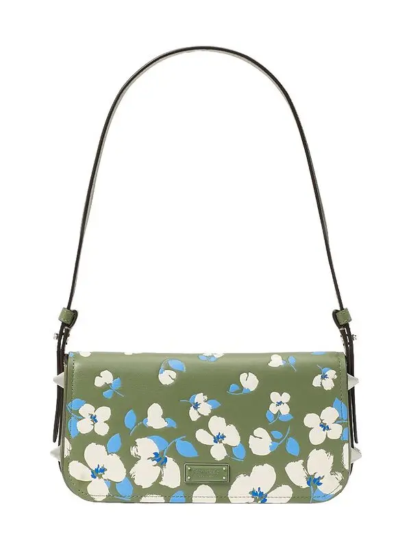 Kate Spade New York Liv Painterly Bouquet Embossed Shoulder Bag - Cedar Stand Multi