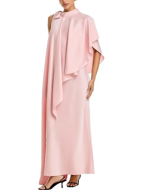 UNGARO Avishag Slip Dress & Cape Set - Petal