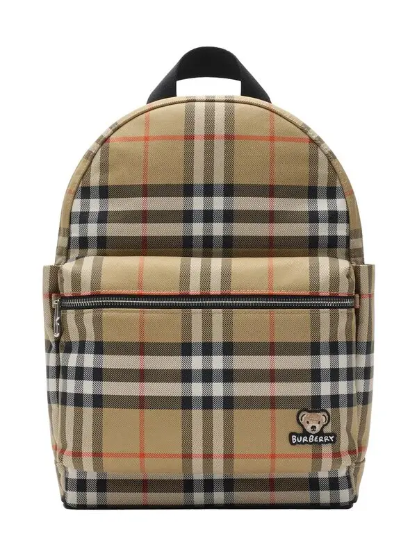 Burberry Check Backpack - Sand
