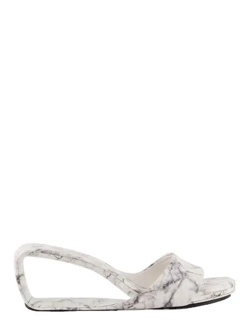 United Nude Mobius Mid Sandal - White Marble