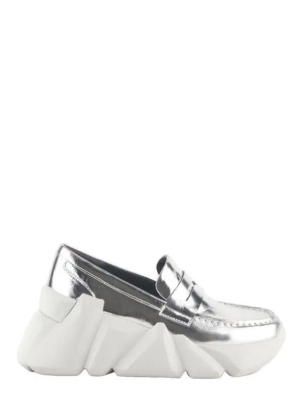 United Nude Space Kick Loafer - Mirror Silver